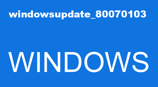 How to fix windowsupdate_80070103? - Error Solutions