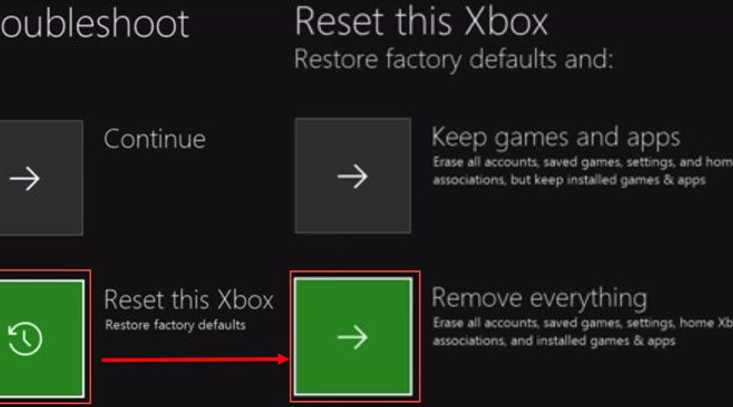 Xbox One error e100 - Error Solutions