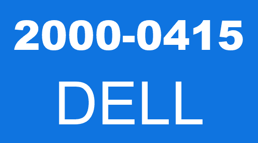 How to Fix Dell Error Code 2000-0415? - Error Solutions