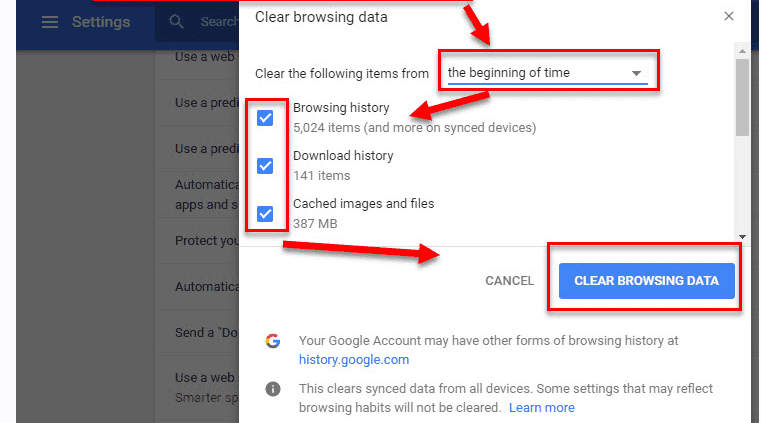 Bad Request Error 400 in Gmail on Chrome - Error Solutions