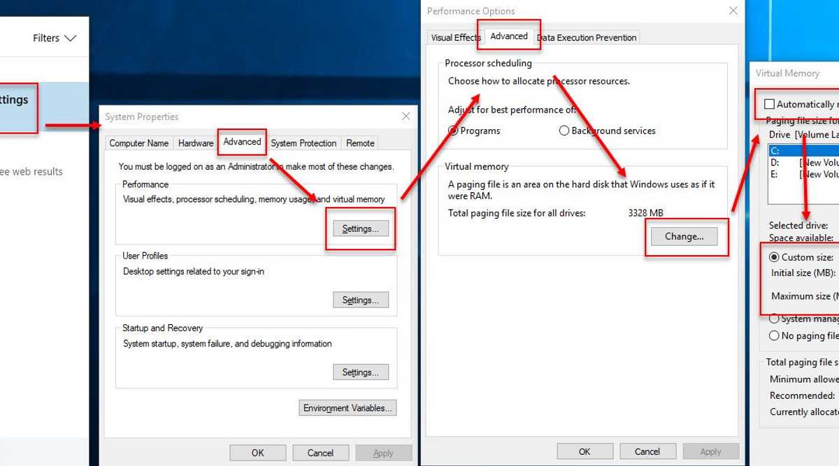 Low memory error Windows (Win 10, 8.1 & 7) - Error Solutions