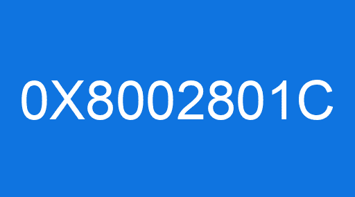 How to fix 0x8002801c error? - Error Solutions