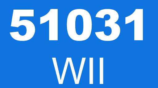 How do you fix Wii error code 51031? - Error Solutions