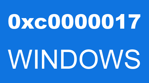 How do I fix error code 0xc0000017? - Error Solutions