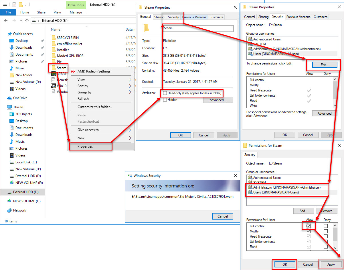 How to fix Disk Write Error Steam for Windows - Error Solutions